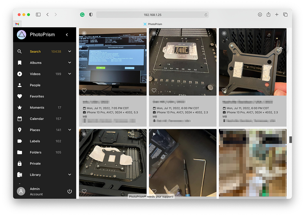 PhtoSync + Google Drive & PhotoPrism (on Unraid) - Guides - Reeltalk Forums