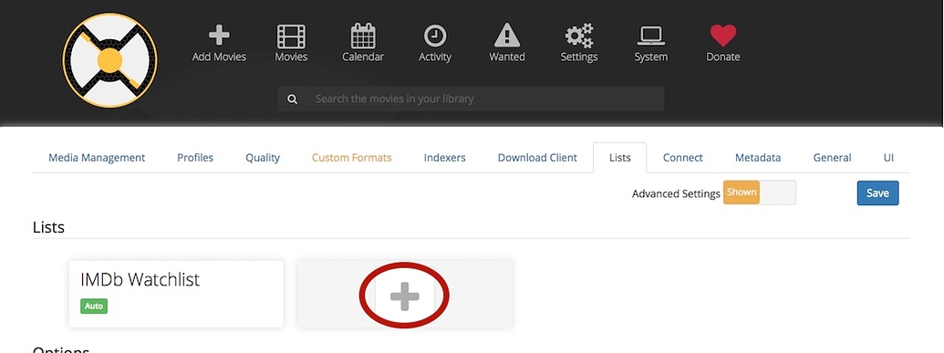 Adding IMDB Watchlist to Radarr - Guides - Reeltalk Forums